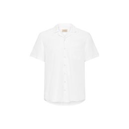 Leinenhemd Blend "Leinenhemd BHLinas", Herren, Gr. XL, N-Gr, wei&szlig; (snow wei&szlig;), Obermaterial: 55% Leinen LI. 45% Viskose CV., Hemden