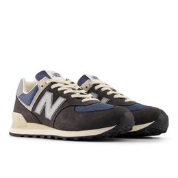 Sneaker New Balance "574", Damen, Gr. 39,5, schwarz, Synthetik, Textil, Schuhe Sneaker