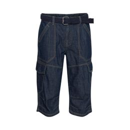 Cargoshorts FQ1924 "Cargoshorts FQZamo", Herren, Gr. S, N-Gr, blau (denim dunkelblau), Obermaterial: 100% Baumwolle CO., Hosen