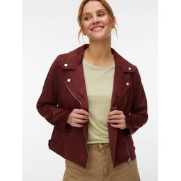 V&eacute;ro Moda VERO MODA Damen Bikerjacke "VMJOSE SHORT FAUX SUEDE JACKET GA NOOS"andorra, Gr. S, unifarben, Web, Obermaterial: 90% Polyester, 10% Elasthan, Jacken,