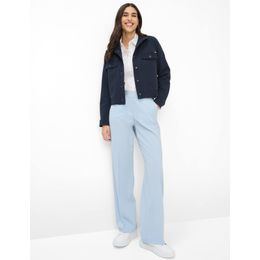 Jogginghose Brax "Style MAINE", Damen, Gr. 46K (23), Kurzgr&ouml;&szlig;en, vintage, Web, 53% Polyester, 43% Schurwolle, 4% Elasthan, Hosen Jogginghose