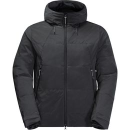 Fahrradjacke Jack Wolfskin "BIKE COMMUTE INS JKT M", Herren, Gr. M (50), grau (phantom), Obermaterial: 87% Polyamid, 13% sonstige Fasern. Futter: 100% Polyester. F&uuml;llung: 100% Polyester, Jacken Fahrradjacke
