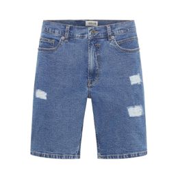 !Solid Jeansshorts SOLID "Shorts SDMITC", Damen, Gr. L, N-Gr, blau (light blau denim), Obermaterial: 99% Baumwolle CO. 1% Elasthan EL., Jeans Jeansshorts