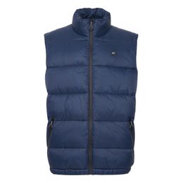 Steppweste Blend "Steppweste BHOuterwear", Herren, Gr. L, blau (marineblaus), Obermaterial: 100% Nylon NY., Westen Steppweste