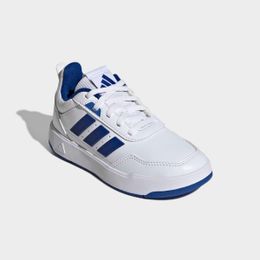 Sneaker adidas Sportswear "TENSAUR SPORT 3.0 K", Damen, Gr. 32, cloud wei&szlig;, collegiate royal, collegiate royal, Synthetik, Textil, Schuhe Sneaker, f&uuml;r Kinder & Jugendliche