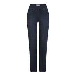 Bequeme Jeans RAPHAELA BY Brax "Style PAMINA FUN", Damen, Gr. 42, Normalgr&ouml;&szlig;en, dunkelblau, Denim/Jeans, 50% Baumwolle, 40% Lyocell, 7% Elastomultiester, 3% Elasthan, slim fit, Jeans