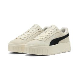 Puma Damen Sneaker "Karmen II Sneakers Damen", Gr. 39frosted ivory schwarz, wei&szlig;, Obermaterial: Kuhleder, Textil; Futter: Textil; Innensohle: Textil;