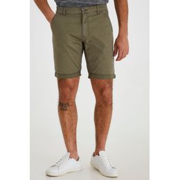 Chinoshorts Blend "BHBrix", Herren, Gr. 3XL, US-Gr&ouml;&szlig;en, gr&uuml;n (dusty olive), Web, 97% Baumwolle, 3% Elasthan, unifarben, regular fit kurz, Hosen Chinoshorts, Stilvolle Chino Shorts mit Eingrifftaschen