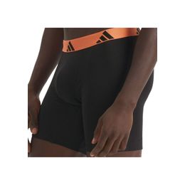 Boxershorts adidas originals "Boxershort Boxer Briefs Active Flex Cotton 3er Pack", Herren, Gr. XL, bunt (schwarz, blau, rot), Obermaterial: 95% Baumwolle CO. 5% Elasthan EL., Unterhosen