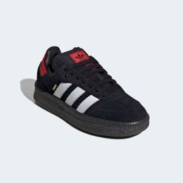 Sneaker adidas originals "SAMBA XLG", Damen, Gr. 35,5, core schwarz, ftwr wei&szlig;, utility schwarz, Leder, Schuhe Sneaker, f&uuml;r Kinder & Jugendliche