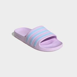 Badesandale adidas Sportswear "AQUA ADILETTE", Damen, Gr. 43, ice lavender, glow blau, glow blau, Synthetik, Schuhe, Badelatschen