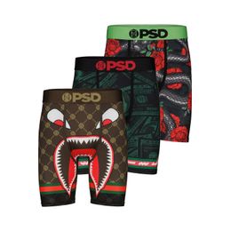 Boxershorts PSD "3 PACK LUX LOOT Herren", Herren, Gr. XL, multi, 88% Polyester, 12% Elasthan, Unterhosen