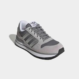 Sneaker adidas originals "ZX 500 RS", Herren, Gr. 42, grau three, silber metallic, grau two, Leder, Textil, Schuhe Sneaker