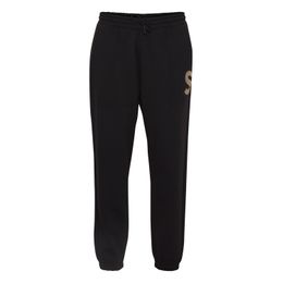 !Solid Sweatpants SOLID "Sweatpants SDCael", Herren, Gr. M, N-Gr, schwarz (true schwarz), Obermaterial: 60% Baumwolle CO. 40% Polyester PES., Hosen