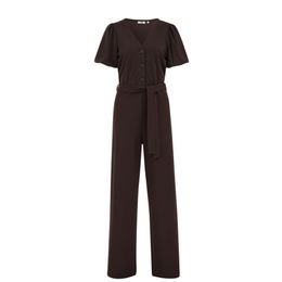 WE Fashion Jumpsuit Damen Gr&ouml;&szlig;e XL dunkelbraun