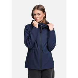 Outdoorjacke Marikoo "Katzilein", Damen, Gr. L, navy, Obermaterial: 100% Polyester. Futter: 100% Polyester. Wattierung: 100% Polyester. &Auml;rmelfutter: 100% Polyester, Jacken Outdoorjacke, Leichte &Uuml;bergangsjacke mit Kapuze und Kordelzug