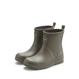 Gummistiefelette ELBSAND "Boots, Gummistiefel, Schlupfstiefel", Damen, Gr. 39, olivgr&uuml;n, Obermaterial: 100% Synthetik. Decksohle: 100% Textilmaterial. Futter: 100% Textilmaterial. Laufsohle: 100% Synthetik, unifarben, Schuhe, aus wasserdichtem Material