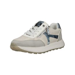 Sneaker Tom Tailor "Tom Tailor Sneaker Lederimitat/Textil", Damen, Gr. 38, blau, Lederimitat, Textil, Schuhe Sneaker