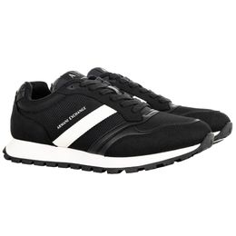 Sneaker Armani Exchange "Sneaker SNEAKER DROP MICROSUEDE 1er Pack", Herren, Gr. 41, schwarz, Obermaterial: 100% Polyester PES. Futter: 100% Polyester PES. 100% Gummi rubber., Schuhe Sneaker