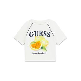 Guess T-Shirt M&auml;dchen Gr&ouml;&szlig;e 128 zitrone / orange / schwarz / wei&szlig;