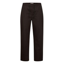!Solid Chinohose SOLID "Chinohose SDGinte", Herren, Gr. S, N-Gr, schwarz (true schwarz), Obermaterial: 98% Baumwolle CO. 2% Elasthan EL., Hosen Chinohose