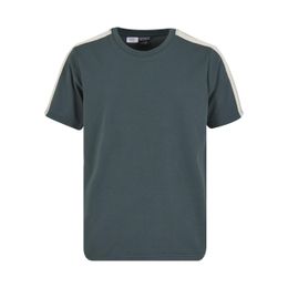 T-Shirt Urban Classics "Urban Classics Boys Tennis Core Tee", Jungen, Gr. 146/152, bottlegr&uuml;n, 100% Baumwolle, mehrfarbig, normal, Rundhals, Shirts T-Shirt