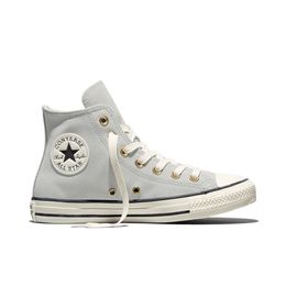 Sneaker Converse "CHUCK TAYLOR ALL STAR SUEDE", Herren, Gr. 37, light grau, egret, schwarz, Leder, Schuhe Sneaker