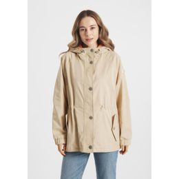 Frieda & Freddies New York Parka FRIEDA & FREDDIES "Parka / Dorine", Damen, Gr. 44, hellbeige, 60% Baumwolle, 40% Polyester, unifarben, ohne Ausschnitt, Jacken Parka