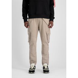 Cargohose Alpha Industries "Combat Pant", Damen, Gr. 32, Normalgr&ouml;&szlig;en, beige (vintage sand), Obermaterial: 98% Baumwolle, 2% Elastan; Futter: 100% Baumwolle, Hosen Cargohose