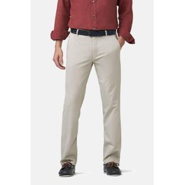 Chinos MEYER "Bonn 1-5075", Herren, Gr. 23, Normalgr&ouml;&szlig;en, beige, 96% Baumwolle, 4% Elasthan, unifarben, regular fit lang, Hosen, Modern-GOTS-zertifiziert