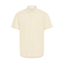 Leinenhemd Blend "Leinenhemd BHBay Linen", Herren, Gr. M, N-Gr, beige (bleached sand), Obermaterial: 55% Leinen LI. 45% Baumwolle CO., Hemden