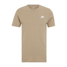 Nike Sportswear T-Shirt 'CLUB' Herren Gr&ouml;&szlig;e XXXL beige / wei&szlig;