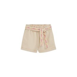WE Fashion Shorts M&auml;dchen Gr&ouml;&szlig;e 122/128 beige / hellgelb / pink