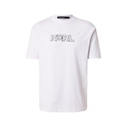 K by KARL LAGERFELD Karl Lagerfeld T-Shirt Herren Gr&ouml;&szlig;e XXL schwarz / wei&szlig;
