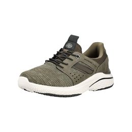 Sneaker Dockers by Gerli "Dockers by Gerli Sneaker Textil", Herren, Gr. 42, gr&uuml;n (khaki), Textil, Schuhe Sneaker