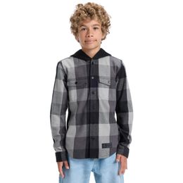 DC Shoes Jungen Langarmshirt "Ruckus Hooded"schwarz, Gr. 14, Obermaterial: 100% Walkfrottier;, Shirts