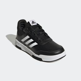 Sneaker adidas Sportswear "TENSAUR SPORT TRAINING LACE", M&auml;dchen, Gr. 32, schwarz (cschwarz, ftwwh), Synthetik, Textil, Schuhe Sneaker, f&uuml;r Kinder und Jugendliche