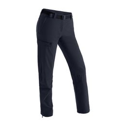 Funktionshose Maier Sports "Inara slim", Damen, Gr. 84, Langgr&ouml;&szlig;en, schwarz, 90% Polyamid, 10% Elasthan, Hosen Funktionshose, Herren Wanderhose, atmungsaktive Outdoor-Hose, 4 Taschen, Slim Fit