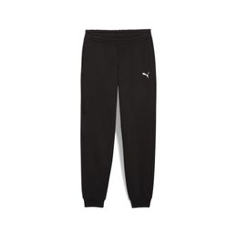 Sporthose Puma "Essentials Jogginghose M&auml;dchen", M&auml;dchen, Gr. 128, Normalgr&ouml;&szlig;en, schwarz, Obermaterial: 66% Baumwolle, 34% Polyester; Rippe: 97% Baumwolle, 3% Elasthan; Tasche &ndash; Oben: 100% Baumwolle, unifarben, regular fit, Hosen Sporthose