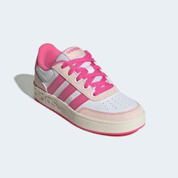 Sneaker adidas Sportswear "BREAKBASE KIDS", M&auml;dchen, Gr. 38,5, cloud wei&szlig;, pink fusion, wonder quartz, Synthetik, Textil, Schuhe Sneaker, f&uuml;r Kinder & Jugendliche