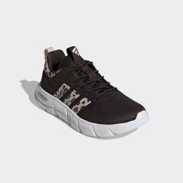 Walkingschuh adidas Sportswear "CLOUDFOAM FLEX ELASTIC LACES", Damen, Gr. 40,5, aurora coffee, crystal linen, core wei&szlig;, Synthetik, Textil, Schuhe Walkingschuh