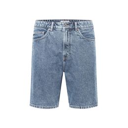 !Solid Jeansshorts SOLID "Jeansshorts SDElmo", Damen, Gr. M, N-Gr, blau (light blau denim), Obermaterial: 100% Baumwolle CO., Jeans Jeansshorts