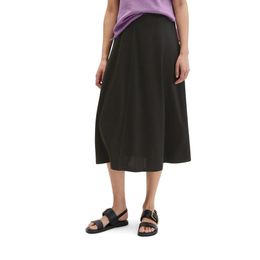 Marc O'Polo Jerseyrock MARC O'POLO "aus flie&szlig;endem Soft-Touch-Jersey", Damen, Gr. L, schwarz, Obermaterial: 68% Viskose, 32% Polyester, unifarben, ausgestellt wadenlang, R&ouml;cke