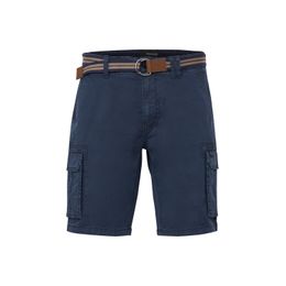 Cargoshorts Blend "Cargoshorts BHShorts", Herren, Gr. M, N-Gr, blau (marineblaus), Obermaterial: 97% Baumwolle CO. 3% Elasthan EL., Hosen