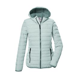 G.I.G.A. by Killtec Steppjacke "GS 65 WMN QLTD JCKT", Damen, Gr. 48, blau (hellt&uuml;rkis), Obermaterial: 100% Polyester;Futter: 100% Polyester;F&uuml;llung: 100% Polyester, G.I.G.A. DX BY KILLTEC, Jacken Steppjacke, Leichte Steppjacke: wasserabweisend, winddicht, elastische B&uuml;ndchen