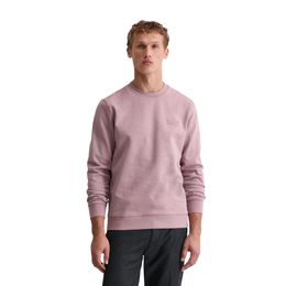 Marc O'Polo Sweatshirt MARC O'POLO "aus weichem Bio-Baumwoll-Sweat", Herren, Gr. XXL, violet mauve, Obermaterial: 100% Baumwolle, unifarben, Rundhals, Sweatshirts Sweatshirt