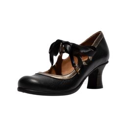 Pumps Fly London "Fly London Pumps Leder", Damen, Gr. 35, schwarz, Leder, Schuhe Pumps