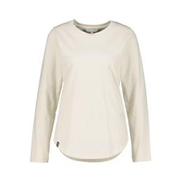alife and kickin Langarmshirt ALIFE & KICKIN "Damen LeabellaAK A", Damen, Gr. L, wei&szlig;, 100% Baumwolle (Bio), Shirts Langarmshirt