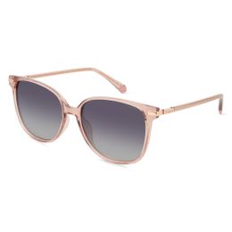 Polaroid PLD 4170/G/S/X | Damen-Sonnenbrille | Fassung: Vollrand, Quadratisch, Kunststoff, Lila Gold | Glasfarbe: Grau