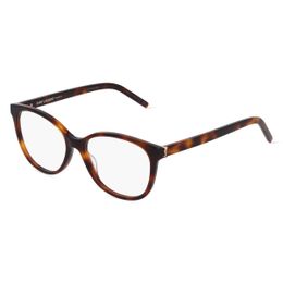 SAINT LAURENT SL M112 Brille Unisex | Fassung: Vollrand, Panto, Havanna